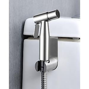 Bidet Sprayer for Toilet with Hot Cold Mixing Valve, Pressure, Temp Adjustable, OPKIDDLE Handheld Warm Water Jet Spray Muslim Shower, Stainless Steel Toilet Sprayer for Diaper Feminine Wash