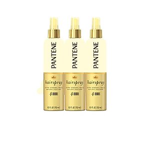 Pantene Hairspray, Non-Aerosol, Extra Strong Hold 3 8.5 fz (Pack of 3)