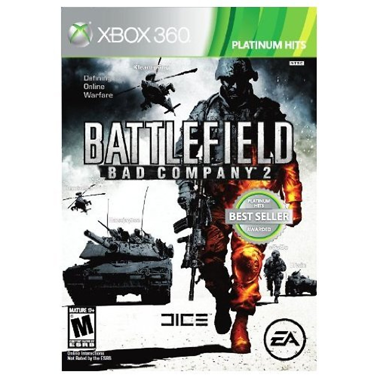 Battlefield Bad Company 2 - Platinum Hits -Xbox 360 (Renewed)