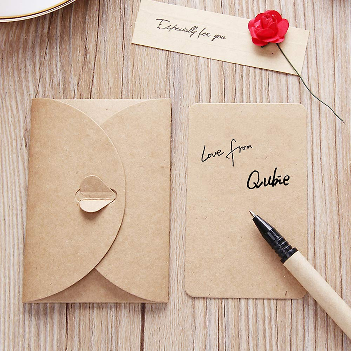 AECIH Flower Thank You Card 12 Pack All Occasion Greeting Card Handmade Invitation Card with Envelopes