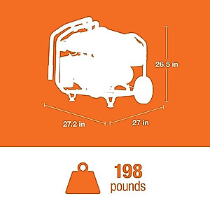 Generac 7715 GP8000E 8,000-Watt Gas-Powered Portable Generator - Electric Start with COsense - Powerrush Advanced Technology - Reliable Power for Emergencies and Recreation - 49 State Compliant