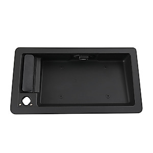 JDMSPEED New Rear Cargo Door Handle & License Plate Tag Bracket Replacement for Ford Van E150 E250 E350