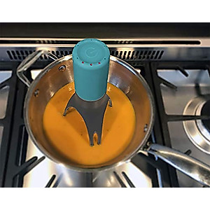 Uutensil Stirr - The Unique Automatic Pan Stirrer - With LED Speed Indicator, Teal
