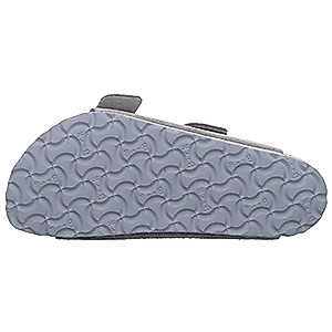 BIRKENSTOCK Unisex's Slides, Gray, 42 EU