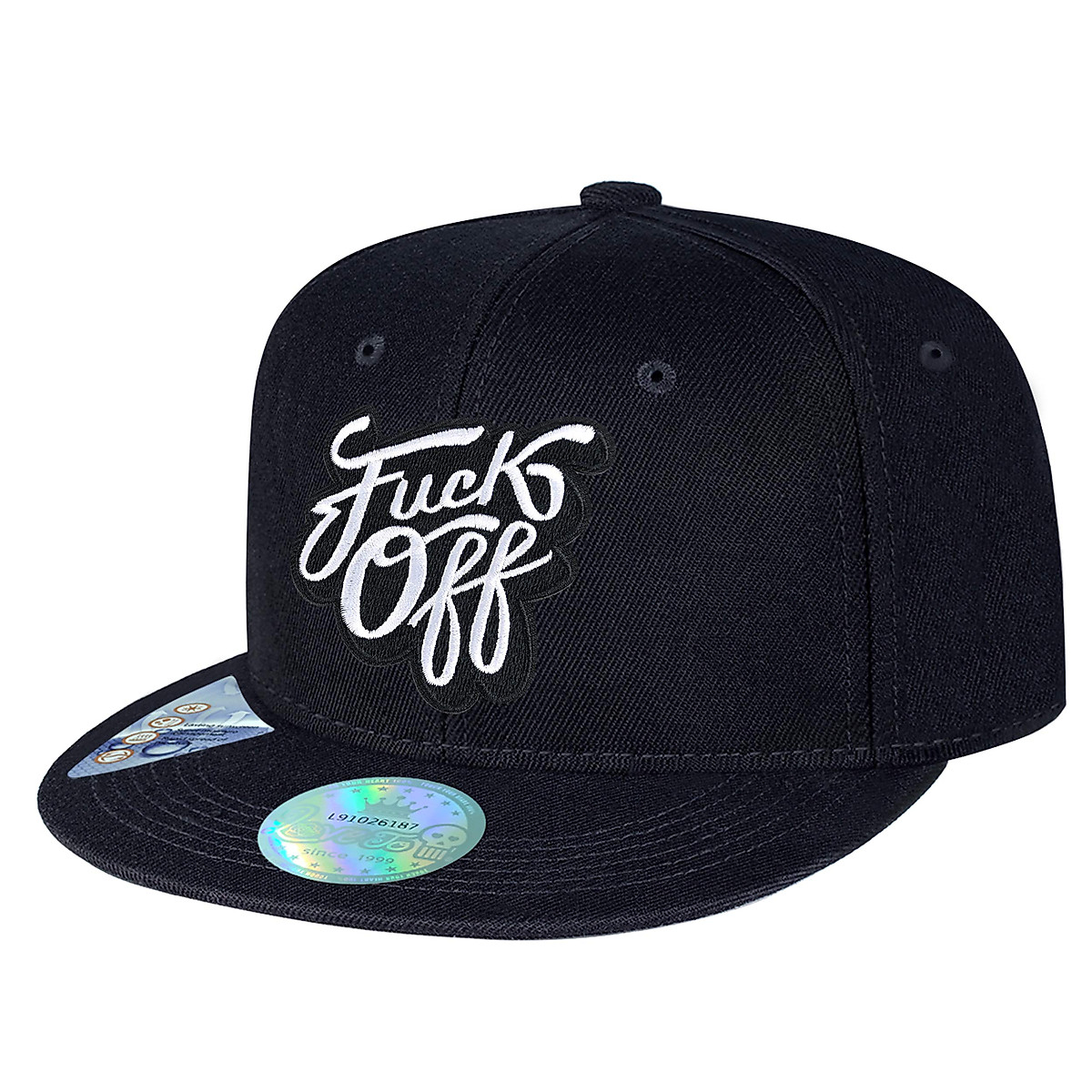 tilgomedal Snapback Hats for Men Typeface Embroidery Adjustable Flat Bill Hat Unisex Baseball Caps