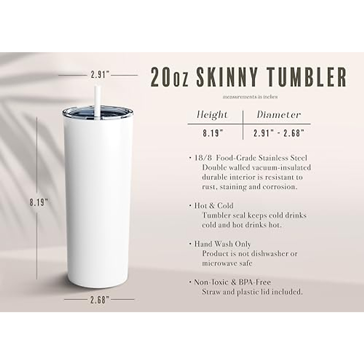 Pastel Peeps Bunny Pattern 20oz Stainless Steel Tumbler with Spillproof Lid and Straw