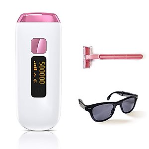 Hair Removal for Women, Permanent Body and Facial Hair Removal Device Painless Professional Hair Remover Woman Laser Treatment Home Use