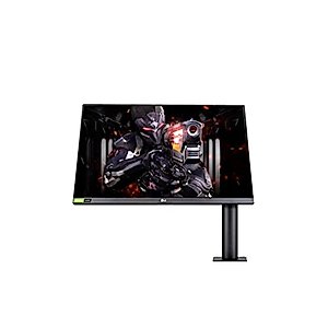 LG 27GN880-B 27 Inch Ultragear Gaming Monitor QHD (2560 x 1440) Nano IPS 16:9 Display with Ergo Stand, 3-Side Virtually Borderless Design, HDR10, 144Hz Refresh Rate, and AMD FreeSync - Black