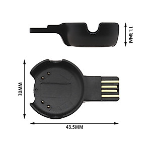 SING F LTD USB Cable Charger Replacement Compatible with Polar Verity Sense/OH1 USB Charging Cables Dock Charger Stand 43.5x30x11.3mm