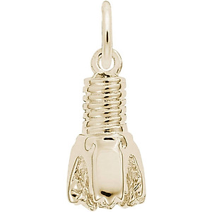 Rembrandt Oil Drill Bit Charm - Metal - 14K Yellow Gold