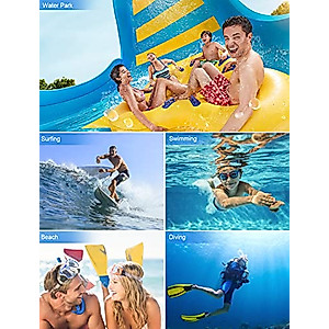 Vuwwey Waterproof Phone Pouch, [Super Buoyant] Floating IPX8 Waterproof Phone Case, [2 Pack] Cellphone Dry Bag with Lanyard Compatible with iPhone 14 13 12 11 Pro Max XS XR X Up to 6.9''-Black