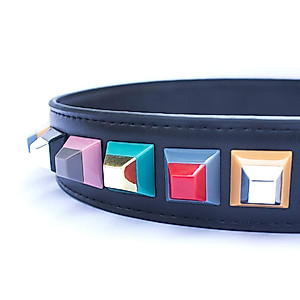 Cowhide Leather Flower Replacement Interchangeable Shoulder Strap with Swivel Hook for Handbags Purse Bags (05)