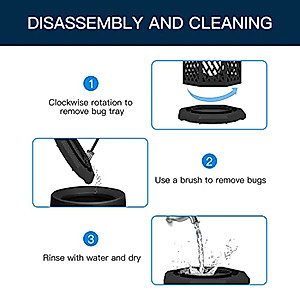 Upenjok Bug Zapper Outdoor and Indoor,18W Mosquito Zapper - 4200V High Powered Waterproof Electric Bug Zapper Mosquito Zapper - Insect Fly Trap for Home Backyard Patio