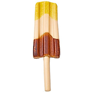 SPOT Pup Ice- Ready to Freeze at Home Dog Treats-Edible Chews for Medium Breed Dogs & Puppies with Real Chicken to Keep Your Pup Cool Year Round, Rocket Lollies Banana and Chocolate Flavor, 2pcs