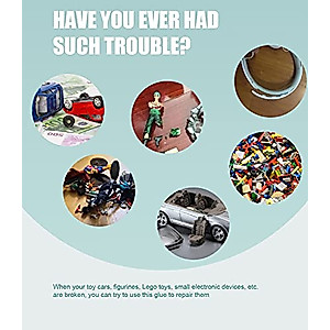 Super Instant Toy Glue,Craft Adhesive - Cyanoacrylate Glue for General Repairs Suitable for Toy,Craft,Rubber, Plastic, Ceramic, Metal, Wood and More, Thin Viscosity - Clear/20 g (0.71 oz)