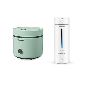 CHACEEF Rice Cooker 3-Cups Uncooked & CHACEEF Travel Electric Kettle