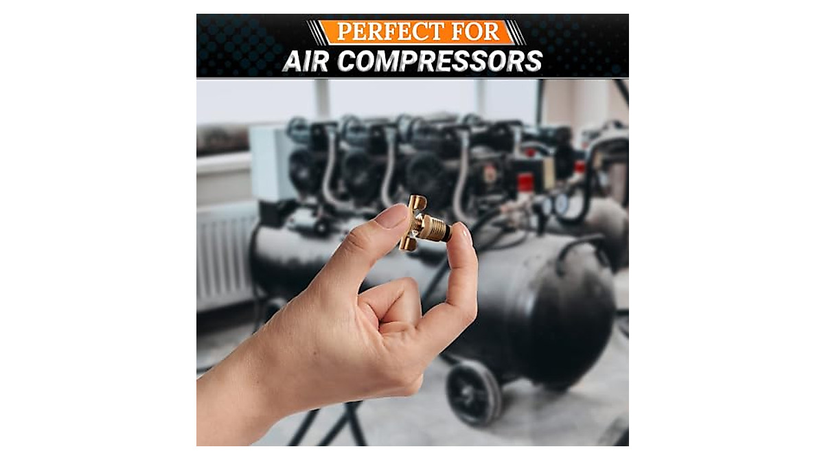 High-Flow 1/4 Air Compressor Drain Valve - Easy Water Drainage