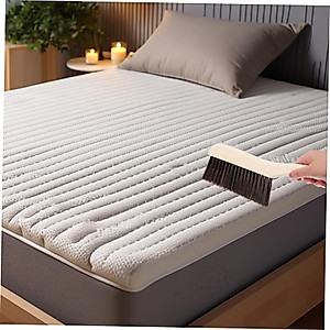 KOMBIUDA Dust Brush Counter Brush Dust Remover Brush Bed Sweeping Brush Counter Duster Hand Brush Handheld Car Brooms Clothes Brooms Dust Cleaner Garment Brush Couch Brush Bench Beige Wood