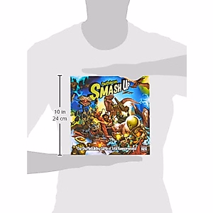 AEG Smash Up Base Game | Shufflebuilding Card Game | Aliens, Dinosaurs, Ninjas, Pirates, Robots, Tricksters, Wizards, Zombies | 2-4 Players | Ages 10+