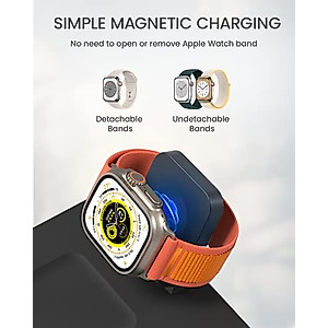 Wireless Charging Pad, GEEKERA 3 in 1 Magnetic Wireless Charger, Mag Safe Charging Station for iPhone 14/13/12 Pro Max/Pro/Mini, Apple Watch Ultra/SE/8/7/6/5/4/3/2, AirPods Pro/3