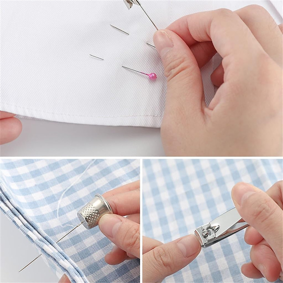 IRDFWH 24 Rolls of Thread Sewing Box Set Multifunctional Sewing Kit Sewing Sewing Thread Box Storage Box