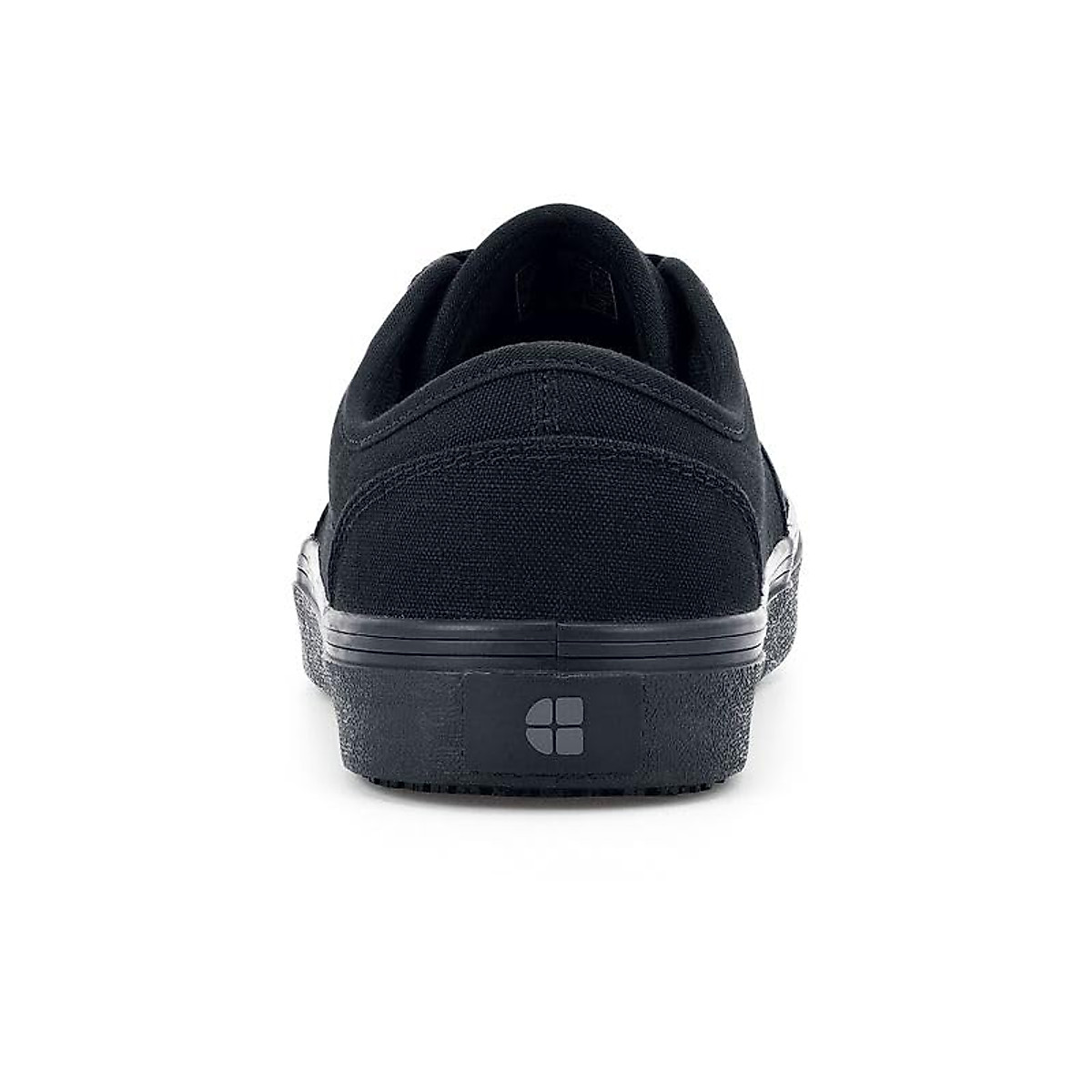 Shoes for Crews Merlin, Men's, Women's, Unisex Slip Resistant Canvas Work Shoes, Water Resistant, Black, Men's 6 / Women's 7.5