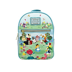 Loungefly Exclusive Alice in Wonderland Chibi Double Strap Shoulder Bag