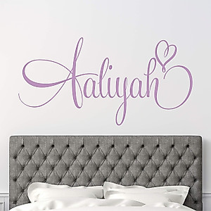 Name Wall Decal Sticker Custom Name Wall Decal Girls Room Boys Room - Personalized Name Wall Decal Nursery Decal - Baby Monogram Vinyl Wall Art