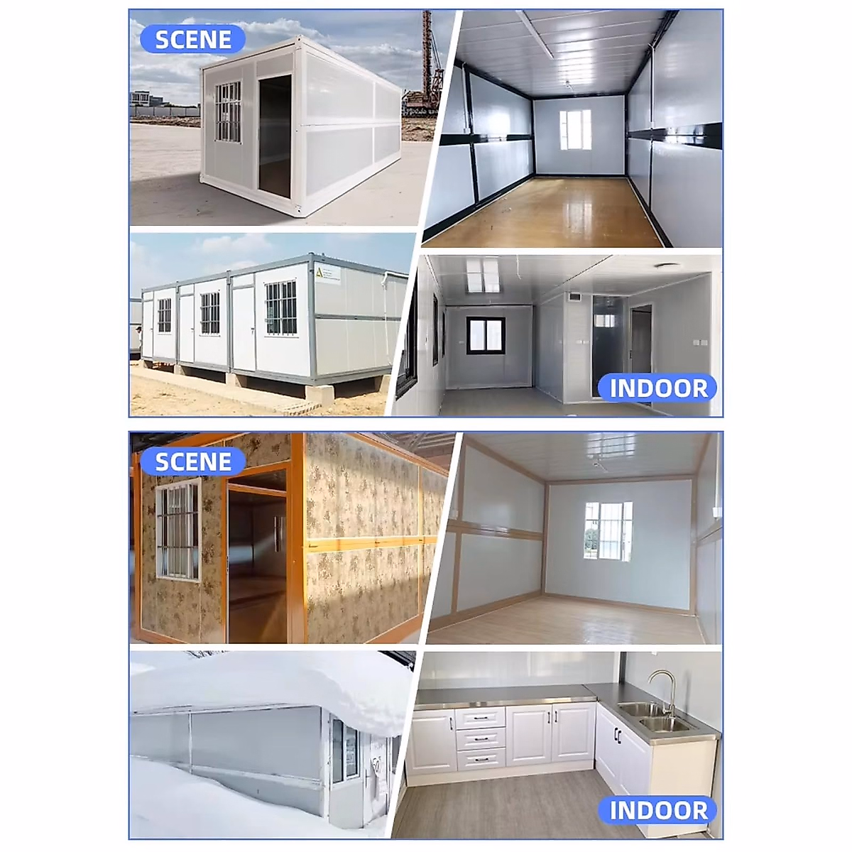 20 Foot Container Houses Prefabricated Cabins Homes Prefab Container Modern House