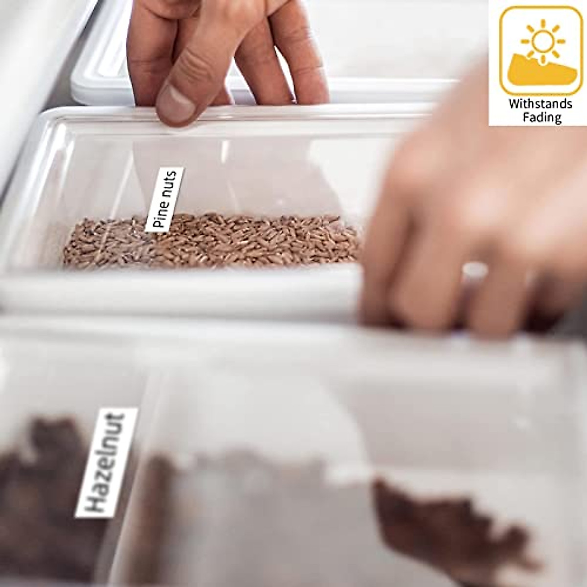 Compatible Label Tape Replacement for Brother P-Touch M Tape MK231 Label Maker Tape Refill 12mm 0.47 M-K231,Black on White,4-Pack (4)