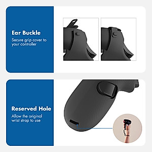 KIWI design Silicone VR Face Cover for Oculus Quest & Touch Controller Grip Cover for Oculus Quest Accessories Protection Cover, Ultra thin, Anti Sweat & Washable