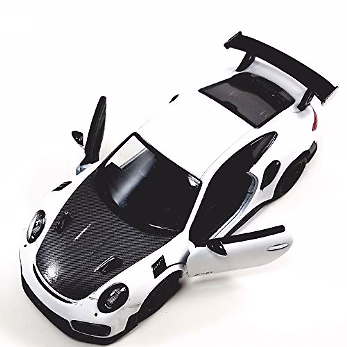 Kinsmart Porsche 911 GT2 RS 2010 Eggshell White Hard Top 1/36 Scale Diecast Car