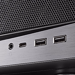 SilverStone Technology Grandia 11 Compact ATX Home Theater PC (HTPC) case with 240mm Radiator Support, SST-GD11B