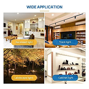 Linkind MR16 LED Bulb Dimmable, GU5.3 Bi-Pin Base MR16 LED Bulbs, 6.5W (70W Equivalent) 3000K Soft White 640lm MR16 LED Spot Lights, Recessed, Tracking Lights, 12V Low Voltage, 6 Packs