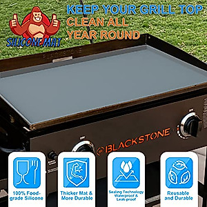 28" Silicone Griddle Mat Fit for Blackstone 28 inch Griddle,28 inch Griddle Cover,Heavy Duty Griddle Silicone Mat 28 inch for Blackstone(Does not fit 28"XL/28" Pro Griddles Series)