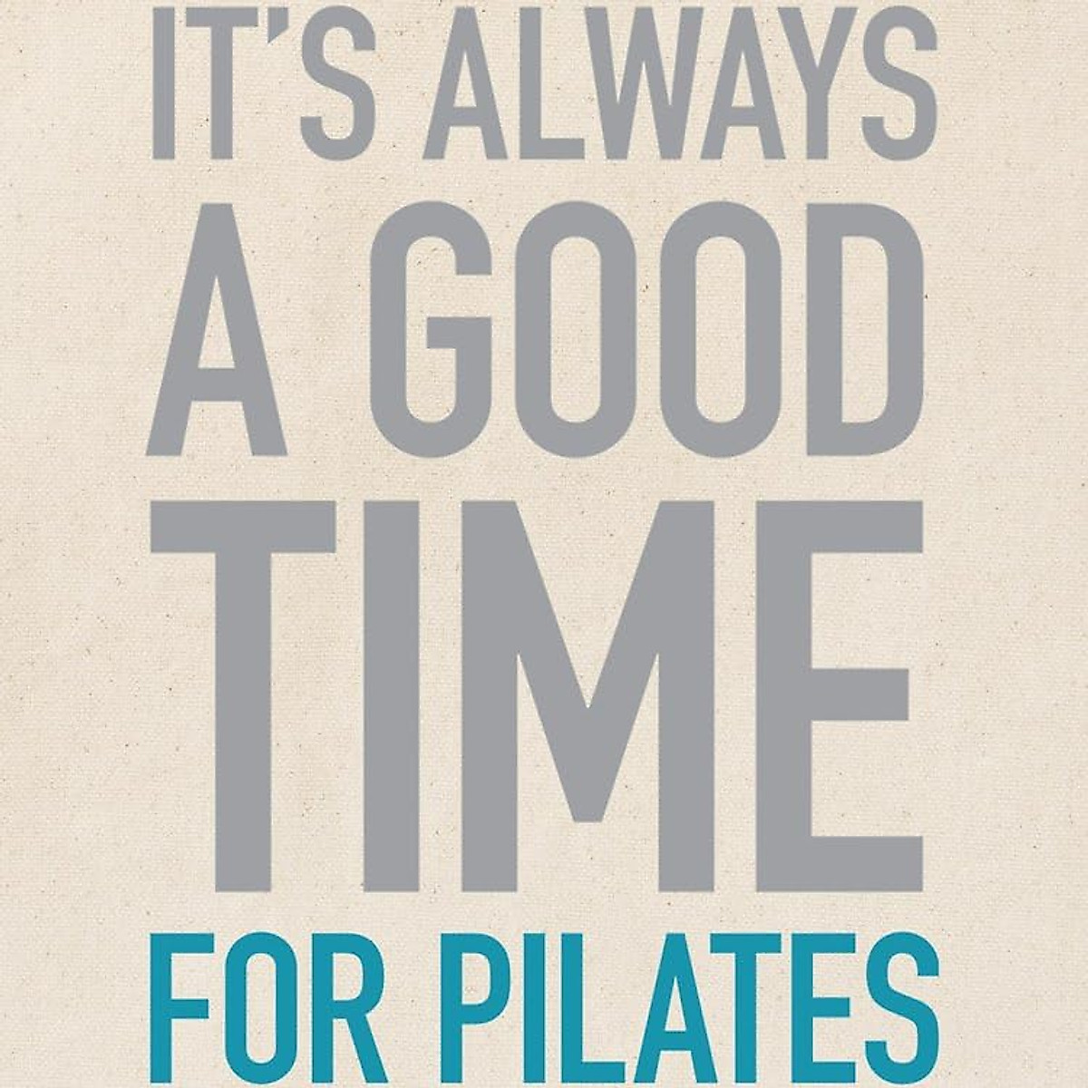 CafePress Pilates Tote Bag Natural Canvas Tote Bag, Reusable Shopping Bag