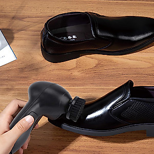 Electric Shoes Polishers, Shoe Cleaner Brush Buffer Kit Dust Portable Shiner Care Polisher Cleaning Brushes Mini Wireless Clean Machine Device Leather Polish Belts Sneakers Bags Sofa Home Car Seat