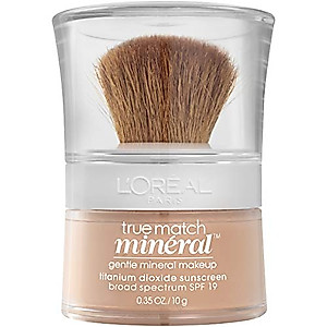 L'Oreal Paris True Match Mineral Loose Powder Foundation, Soft Ivory, 0.35oz