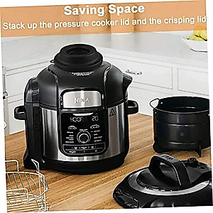 DOITOOL 1pc Pressure Cooker Lid Holder Pot Lid Holder Silicone Cooking Utensils Silicone Lid Holder Pressure Cooker Lid Stand Pan Lid Holder Kitchen Supplies Silicone Kitchen Holder Food