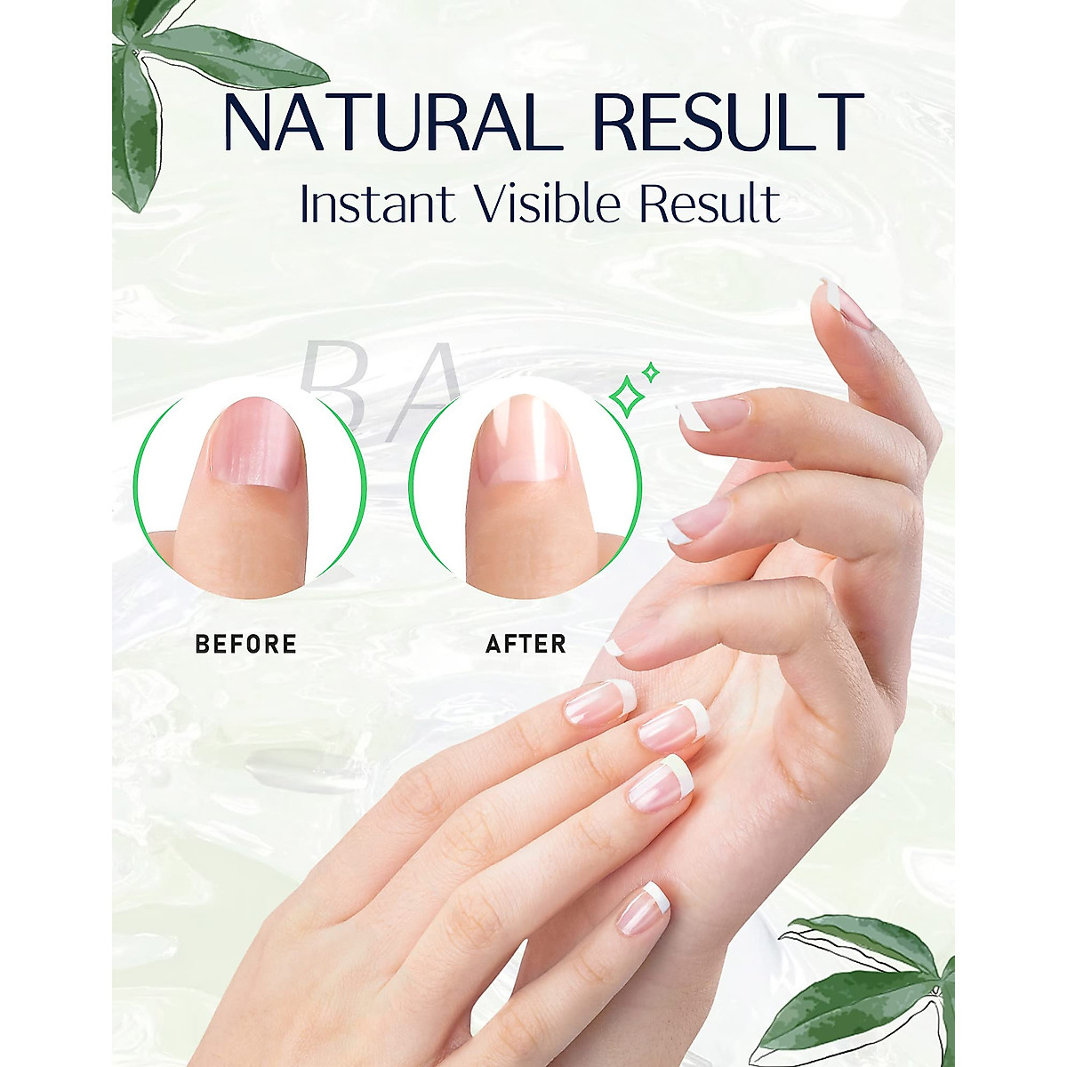 Maryton Professional Nail Buffer Block - Ultimate Shine Nail Buffing Block with 4 Way Buffing Methods, Smooth & Buff & Shine All-in-one Buffer for Optimum Natural Nail Care, 2 Count