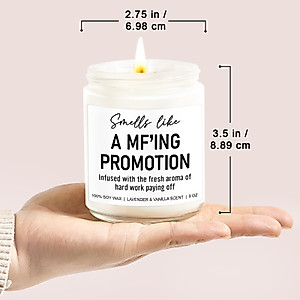 Younift Funny Promotion Candles, Promotion Gifts for Women, Men, Promotion Gifts, Job Promotion Gifts, Congratulations on Your Promotion, Gifts for Promotion for Him, Her, Congrats New Job Gifts