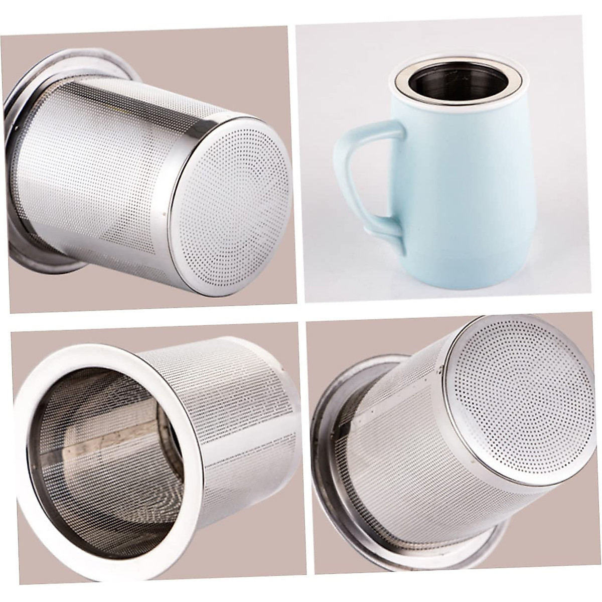 SOLUSTRE Cold Brew Coffee Espresso Ground Coffee Espresso Coffee Maker Machine Stainer Steel Strainer Stainless Steel Strainer Coffee Infuser Basket Coffee Machine Loose Leaves Tea Maker