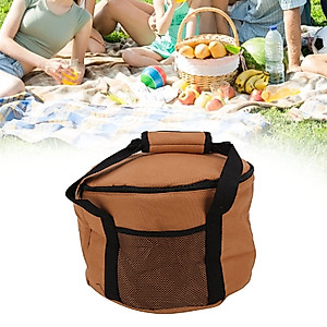 Dutch Oven Storage Bag, 600D Oxford Cloth Outdoor Tableware Storage Bag Crock Pot Carrying Bag Camp Chef Oven Bag Camping Dish Cover for Outdoor Camping