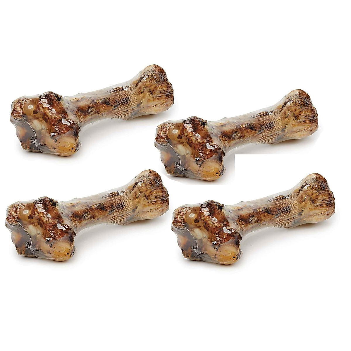 MPP All Natural Buffalo Shoulder 12 Inch Big Dog Bones Meaty Dental Chew Health (3 Bones)
