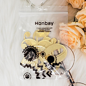 Honbay 1-10 Numbers Birthday Cake Decoratons Mirrored Acrylic Number Cake Toppers Self-Adhensive Table Number Room Number Cabinet Door Number Sticker for Wedding Anniversary Birthday Party Supplies