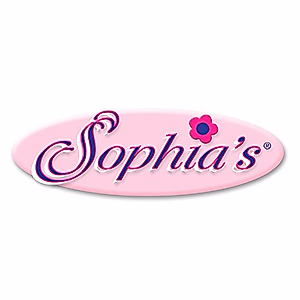 Sophia's Doll Hair Brush, Ideal for Dolls with Synthetic or Wig-Like Hair, Sized for Smaller Hands, in Glittery Hot Pink