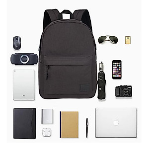 SUPACOOL Lightweight Casual Laptop Backpack with USB Charging Port For for Men and Women, Backpack for College (Grey)