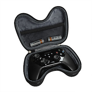 for Amazon Fire TV Game Controller Gamepad Voice Search Travel Hard EVA Protective Case Carrying Pouch Cover Bag Compact Size by Hermitshell