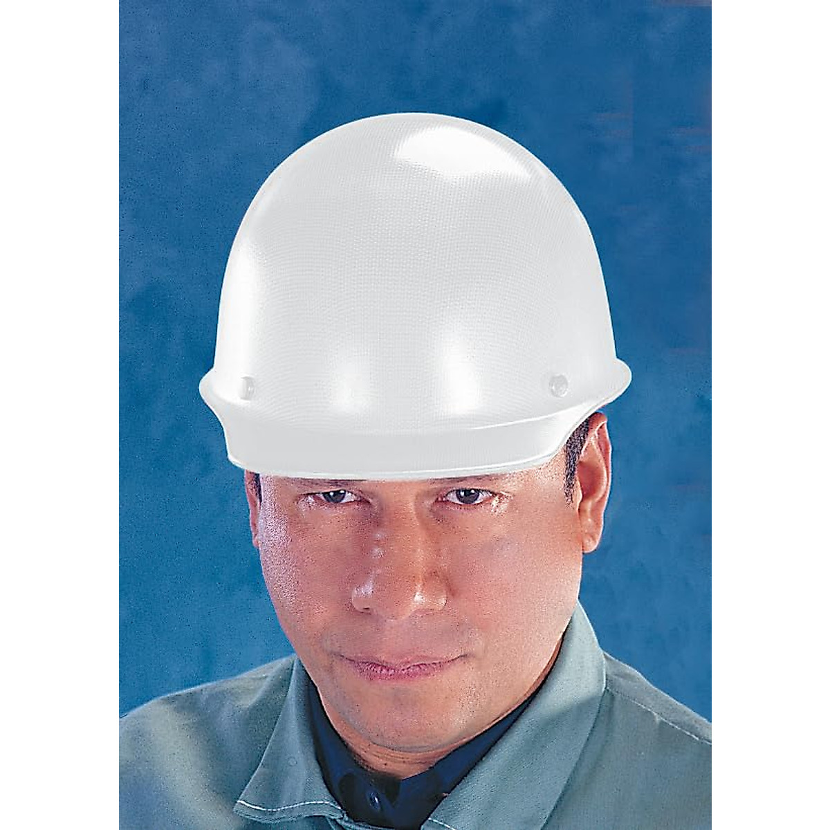 MSA 475400 Skullgard Cap Style Safety Hard Hat with Fas-Trac III Ratchet Suspension | Non-slotted Hat, Made of Phenolic Resin, Radiant Heat Loads up to 350F - Standard Size in Gray