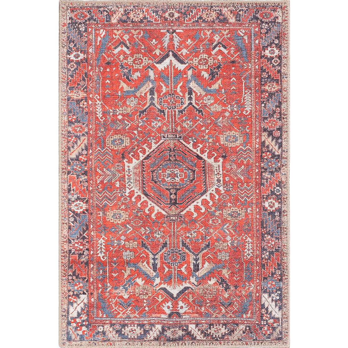 Bellini Rugs Machine Washable Rug with Non slip Backing, Living Room Rug, Kitchen Area Rug, Pet Friendly Area Rugs, Throw Rugs for Entryway, Home Floor Decor, 2' x 3'
